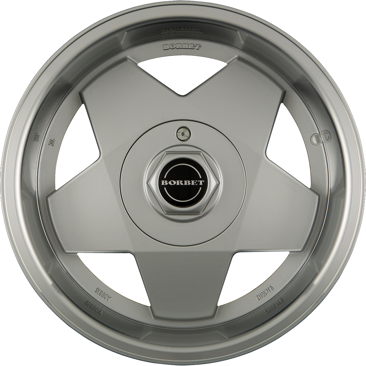 Borbet A 7 x 15 silber Alufelge